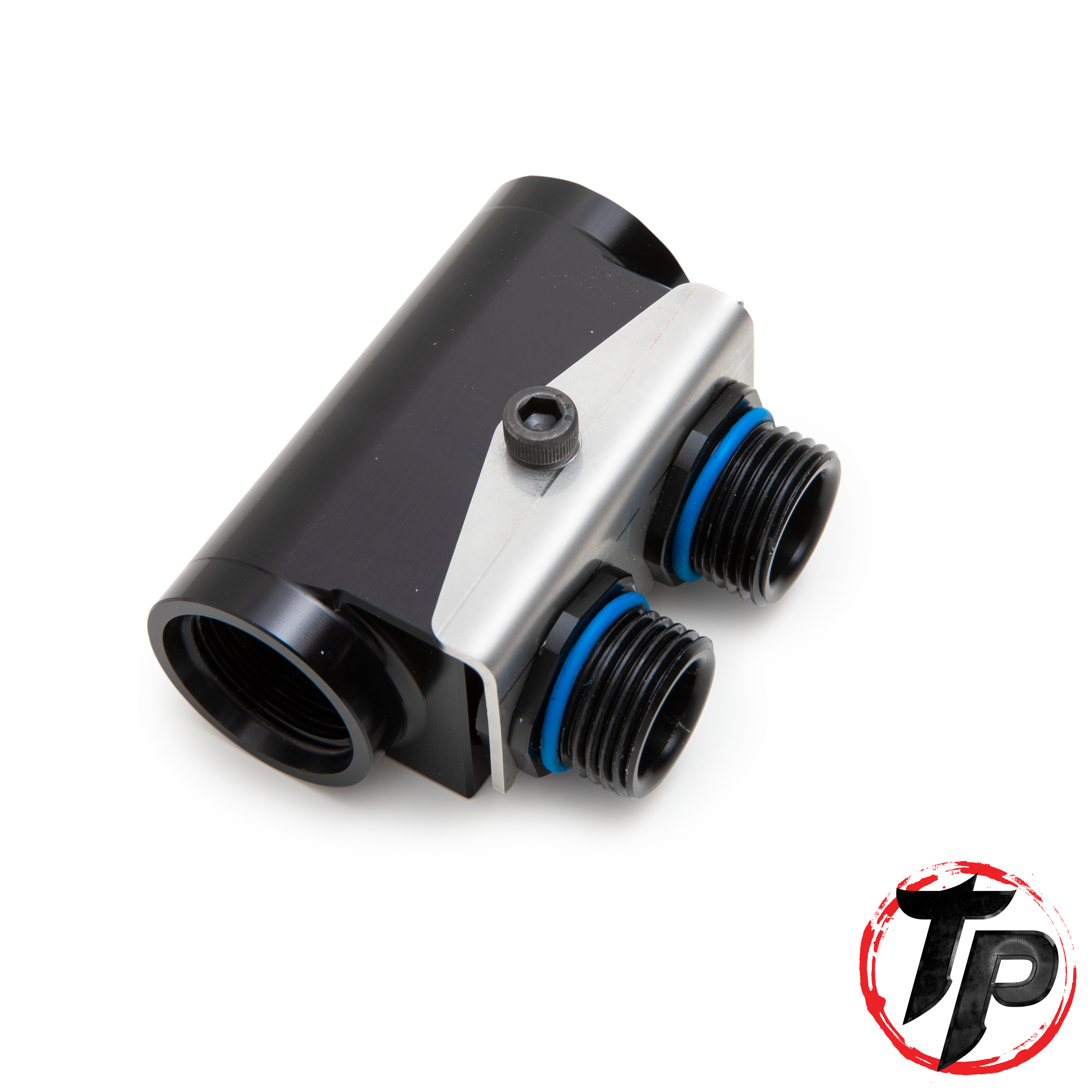 Low Profile Dual Inlet Holley Fuel Rail Adapter (Pair) - CPC Performance